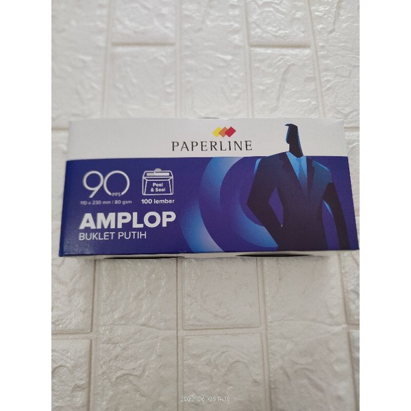 Jual 1PAK!! Amplop paperline 90PPS buklet putih/amplop putih besar ...