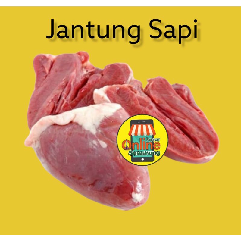 Jual Jantung Sapi Fresh dan Segar / Belanja Daging Segar Semarang Murah ...