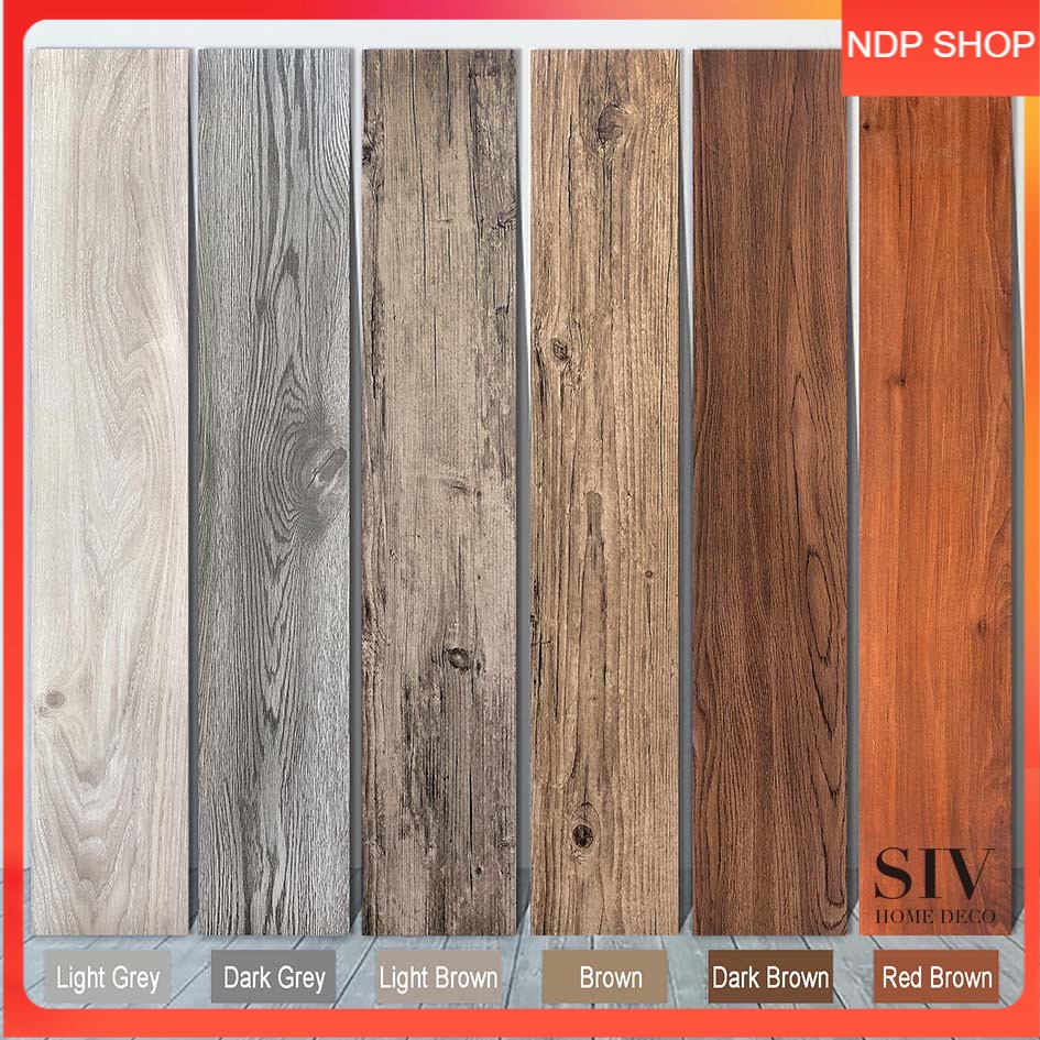 Jual NDP Lantai Vinyl 92 CM x 16 CM X 2 MM Stiker lantai vinyl Perekat ...