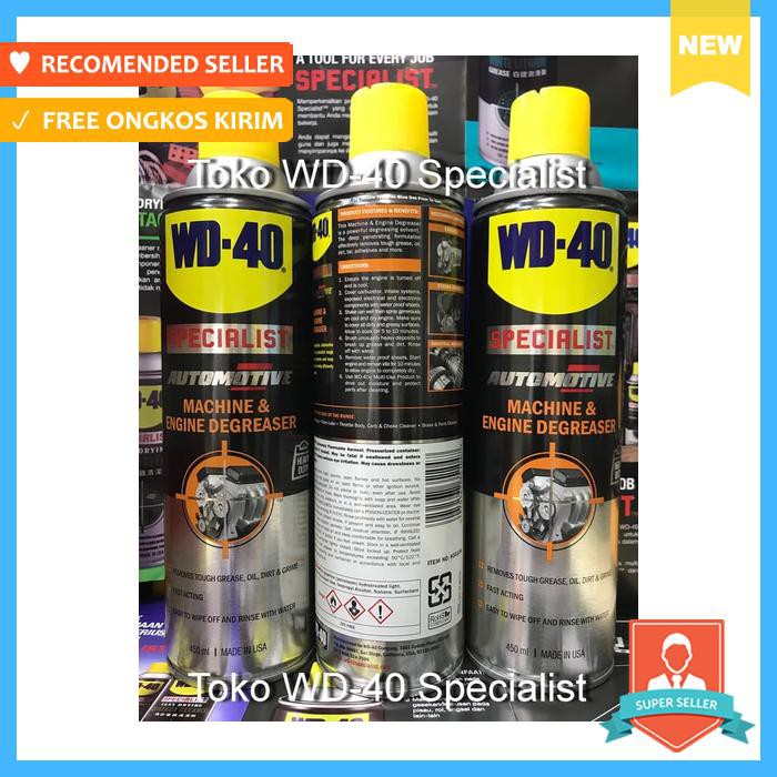 Jual wd40 machine & engine degreaser (heavy duty) | Shopee Indonesia