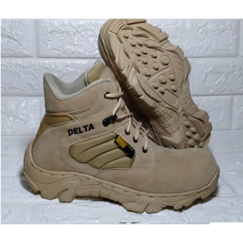 Jual SEPATU DELTA TACTICAL PENDEK UJUNG BESI | Shopee Indonesia