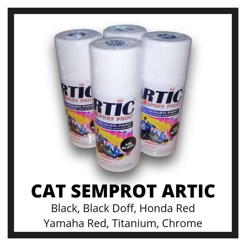 Jual cat semprot kaleng merk artic ,warna colour paints mengkilat 300ml ...