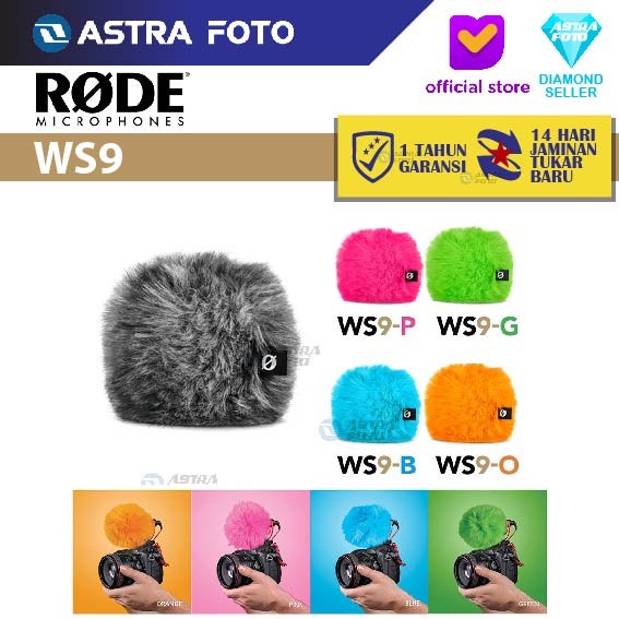 Jual Rode WS9 Deluxe Windshield Deadcat Rode WS 9 Wind Shield Micro Mic ...