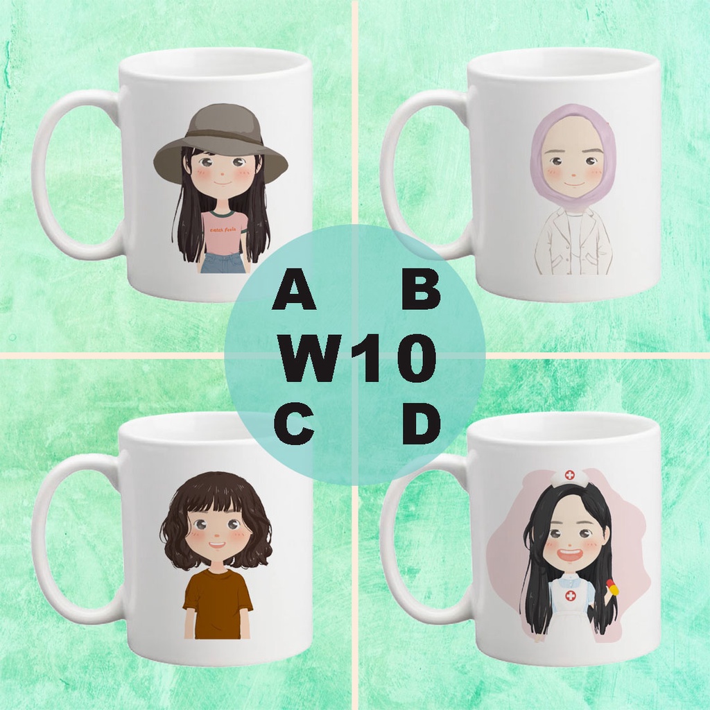 Jual MUG CUSTOM UNIK LUCU AVATAR / GELAS CUSTOM / MUG AVATAR (V1 ...
