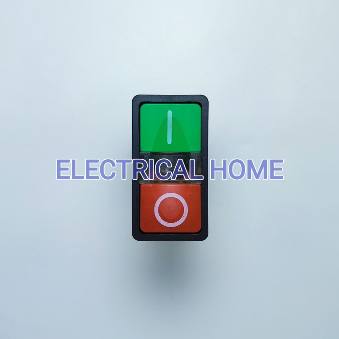 Jual Double Push Button With Lampu Kotak APBB-25N 25mm. | Shopee Indonesia