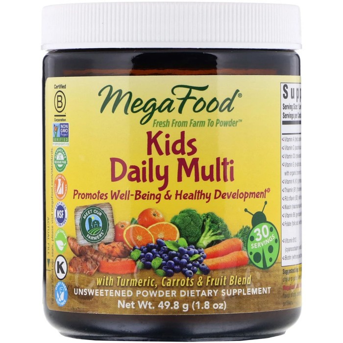 Jual MegaFood Kids Daily Multi Powder Tidak manis (49.8 g) Kids ...