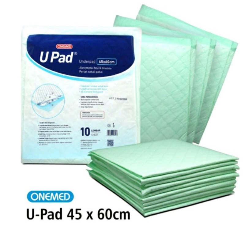 Jual U PAD 45 x 60 CM PERLAK SEKALI PAKAI ONEMED | Shopee Indonesia