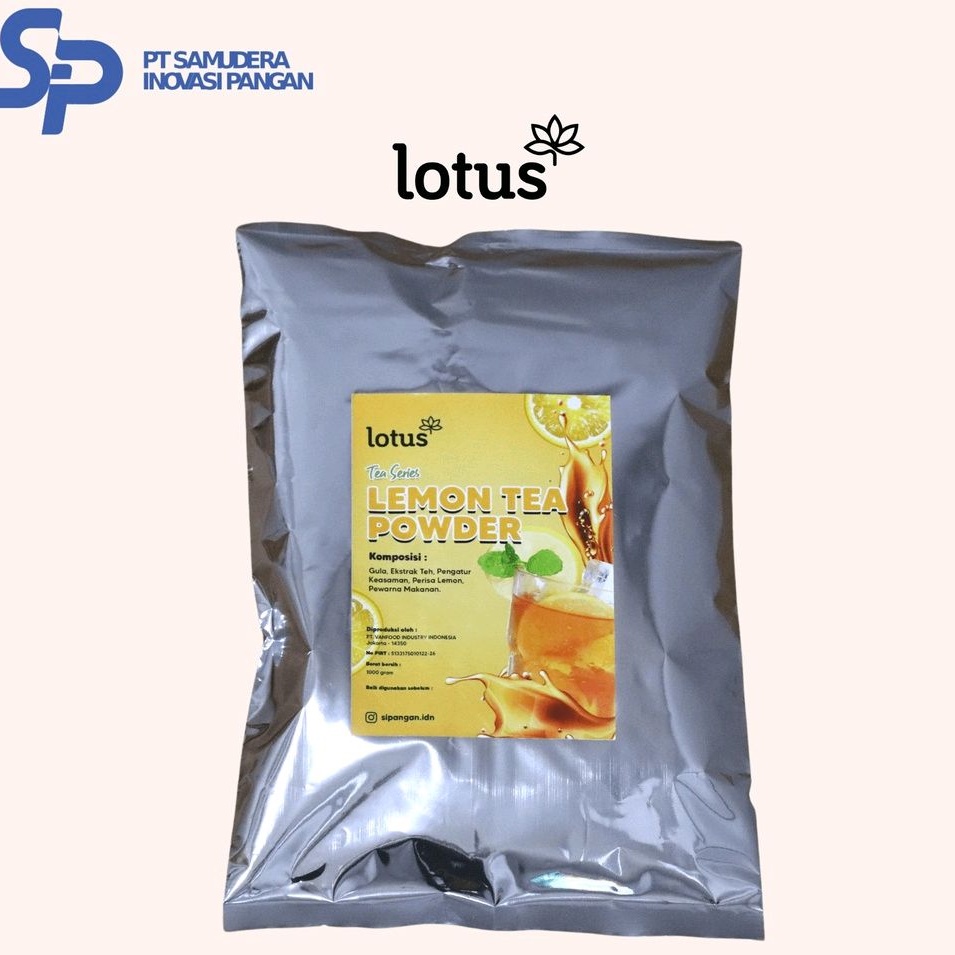 Jual Lotus Lemon Tea Powder - Bubuk Minuman Rasa Lemon Tea / Teh Lemon ...
