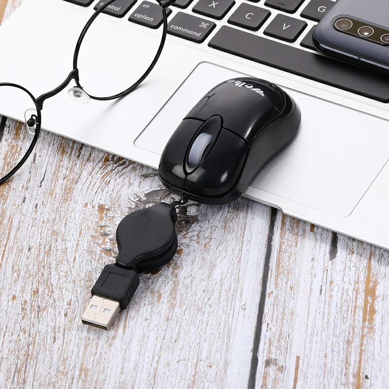 Jual Viralkan85 Optical Mouse weibo mini model tarik kabel 3d 1600 dpi ...