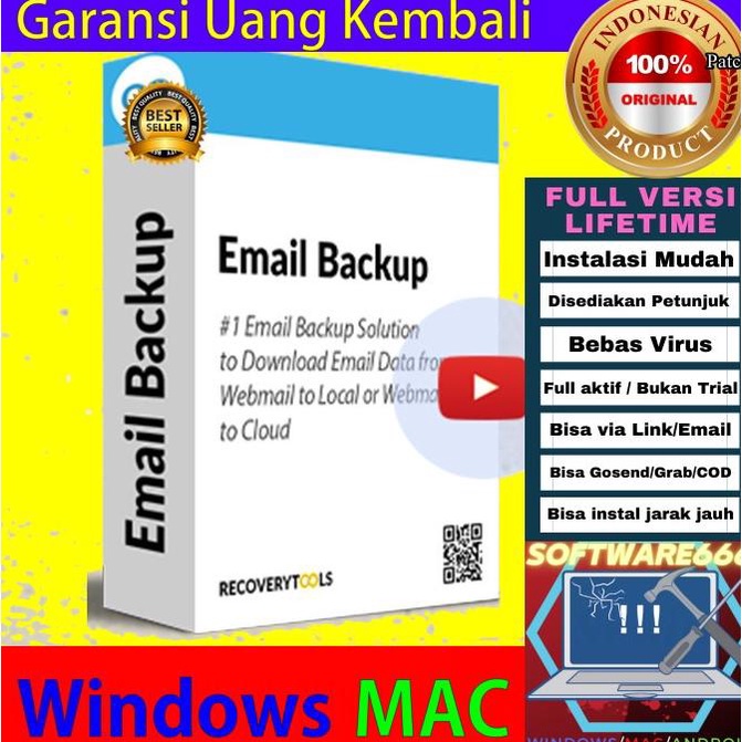 Jual Software Backup Email: Email Backup Wizard 12 [WIN] | Shopee Indonesia