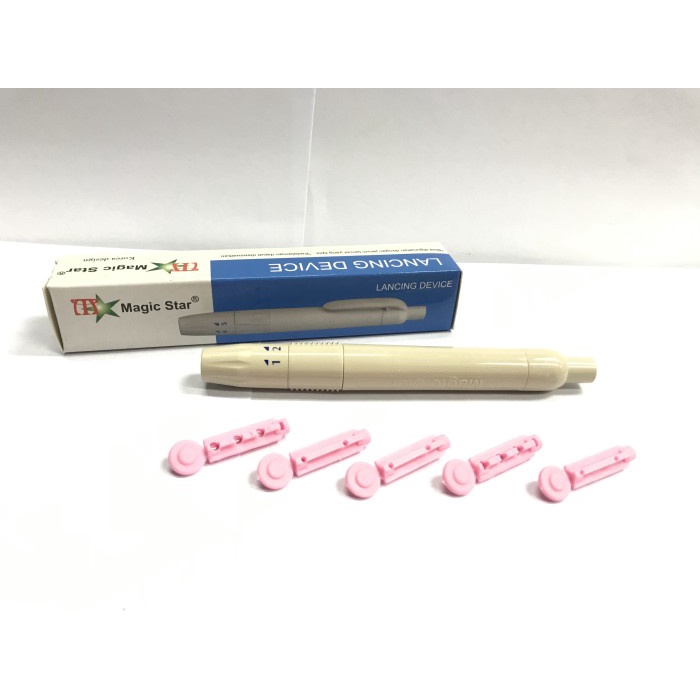 Jual terapi-alat- pena bekam / lancing plastik autoklik magicstar ...
