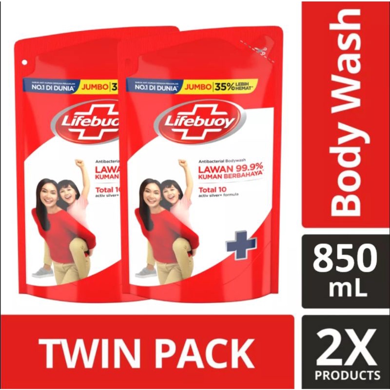 Jual Lifebuoy Sabun Mandi Cair Refill 850ml Twin pack | Shopee Indonesia