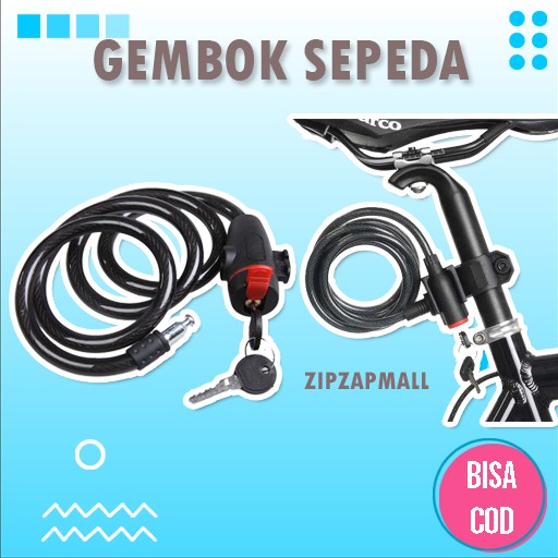 Jual Kunci Gembok Sepeda Anti Maling - Kunci Gembok Sepeda Lipat MTB ...
