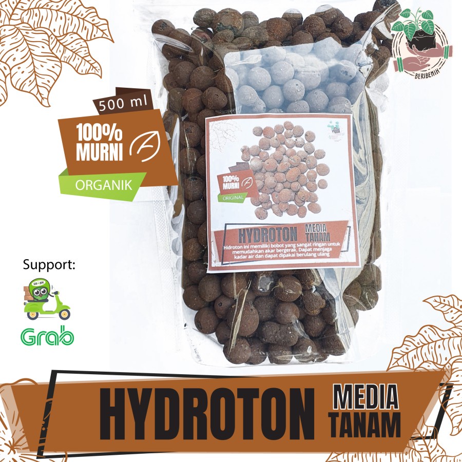Jual Hidroton Hydroton Leca Kualitas Premium Terbaik Media Tanam Clay Ball Premium impor 500ml ...