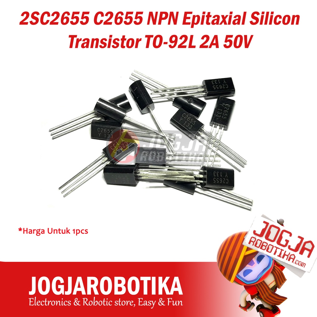 Jual 2SC2655 C2655 NPN Epitaxial Silicon Transistor TO-92L 2A 50V | Shopee Indonesia