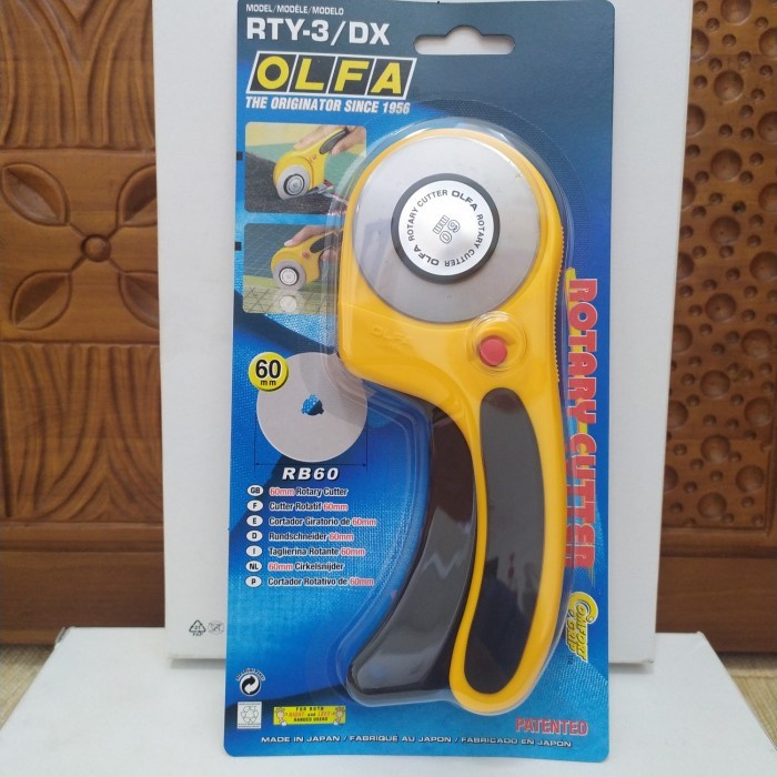Jual Rotary Cutter 60mm RTY-3/DX Olfa JAPAN | Shopee Indonesia