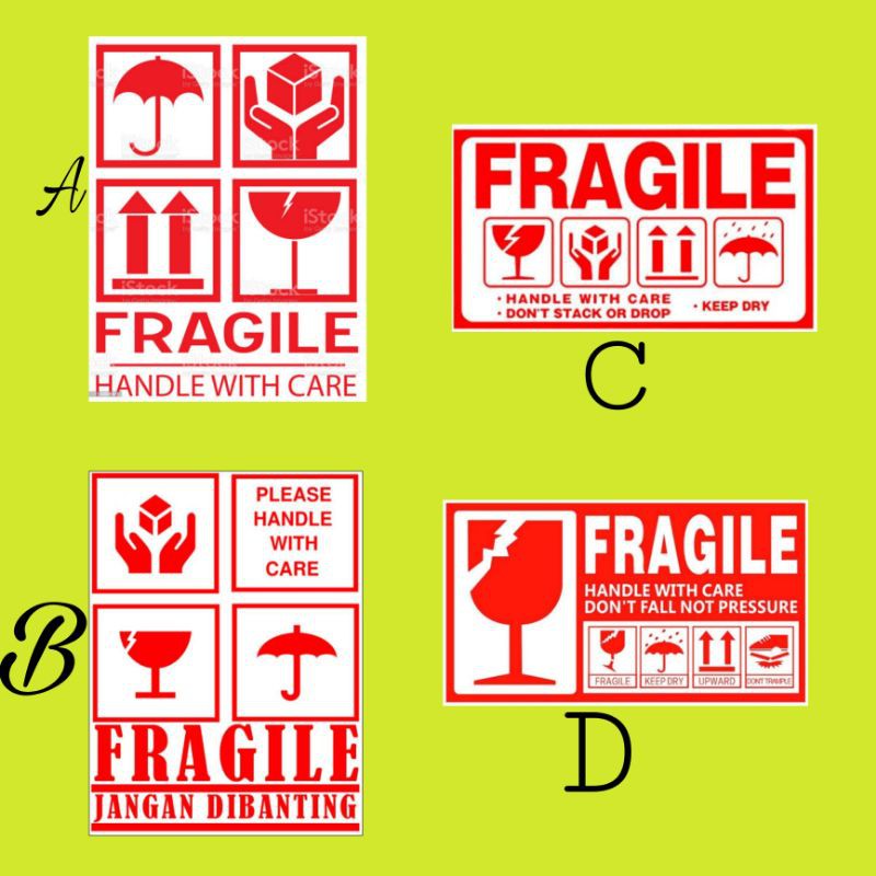 Jual Stiker murah / Fragile / barang Murah | Shopee Indonesia