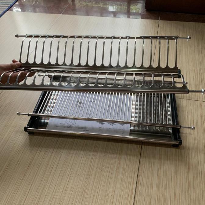 Jual Rak piring gelas stainless kitchen set 80cm | Shopee Indonesia