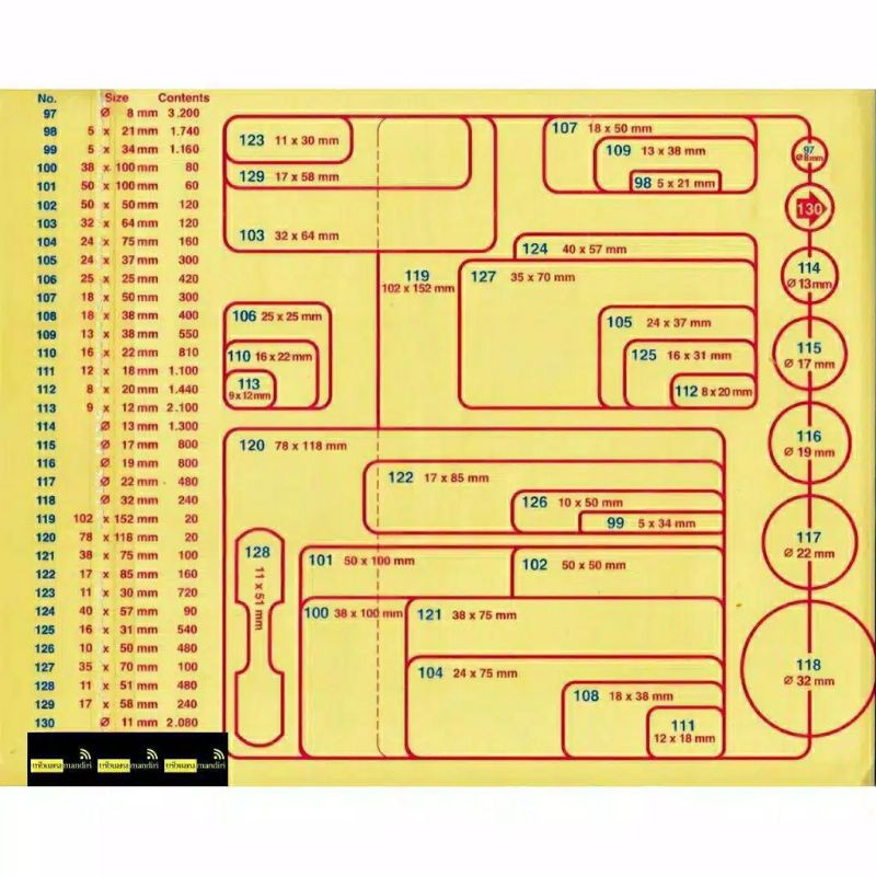 Jual Tom and jerry label 103 T&j labels no. 103 self-adhesive 1Pack ...