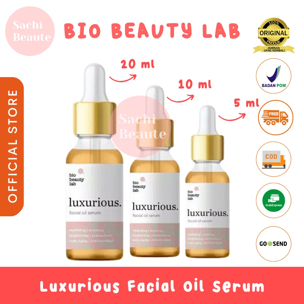 Jual Bio Beauty Lab Luxurious Facial Oil Serum 5ml | Shopee Indonesia