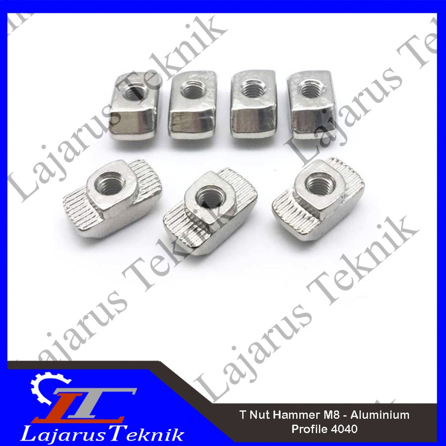 Jual T Nut Hammer 4040 - M8 untuk Aluminium Profile Extruder seri 40 | Shopee Indonesia