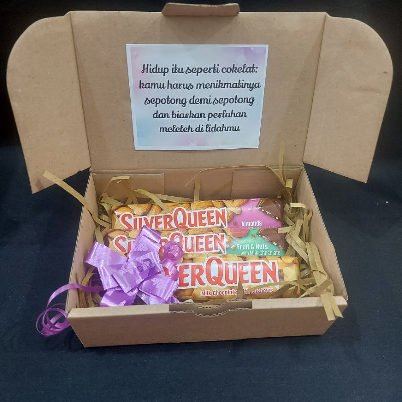 Jual hampers coklat gift box coklat box hadiah ultah gift set hampers ...