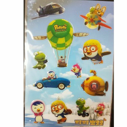 Jual Sticker Pororo Original made in korea | Shopee Indonesia