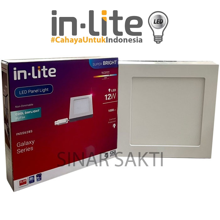 Jual INLITE Lampu Downlight LED 12w 12 Watt Kotak Outbow INSS628S ...
