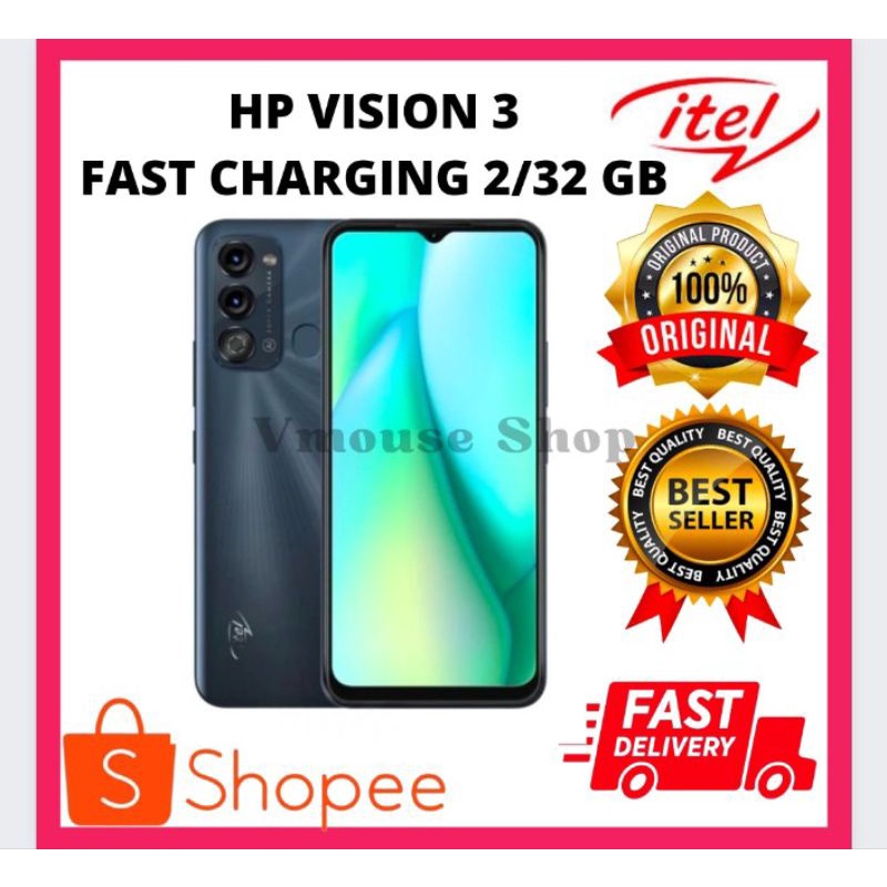 Jual HP ITEL VISION 3 FAST CHARGING 2/32 GB - VISION 3 2/32GB - HP ...