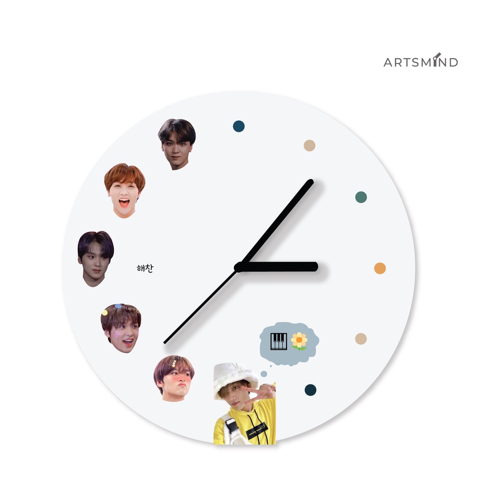 Jual Jam Dinding Haechan NCT KPOP Korean Merchandise Wall clock gift ...