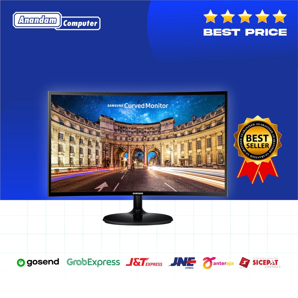 Jual LED Monitor Samsung C24F390FHE - HDMI 24" Curved , AMD Freesync ...