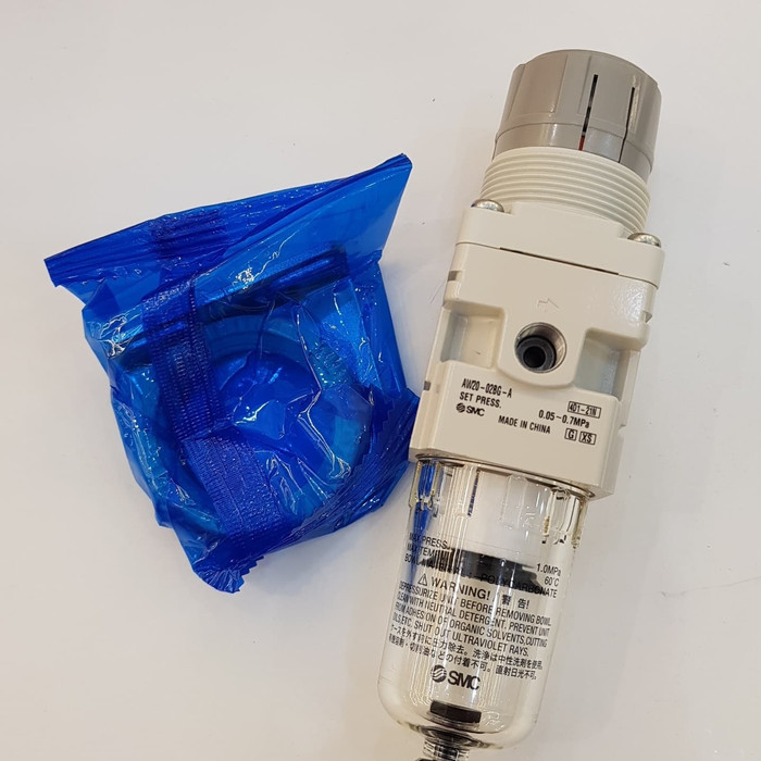 Jual AIR FILTER REGULATOR SMC AW20-02BG-A / AW20-02 1/4" | Shopee Indonesia