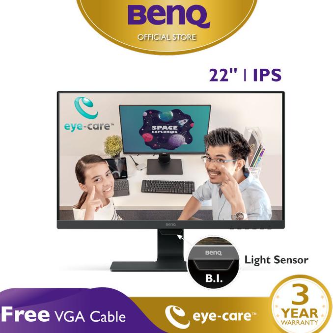 Jual BenQ GW2283 22 Inch IPS Full HD HDMI LED Entertainment Office Eye ...
