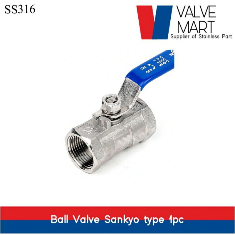 Jual 1/2" INCH BALL VALVE SANKYO MODEL 1PC | Shopee Indonesia