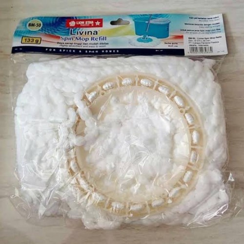 Jual Lion Star Livina Kain Pel Isi Ulang / Spin Mop Refill bm-50 ...