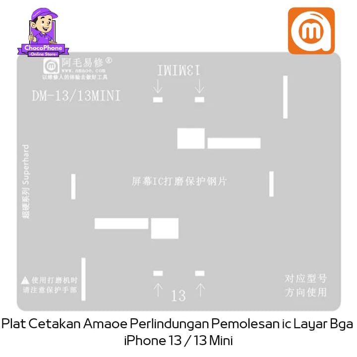 Jual PLAT PERLINDUNGAN PEMOLESAN IC AMAOE DM-13-13MINI 13 MINI ORIGINAL ...