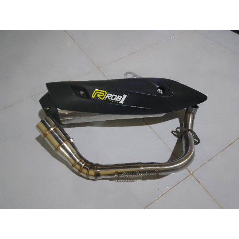 Jual knalpot rob1 full set inlet 38/ 50mm untuk New nmax,nmax old,new ...