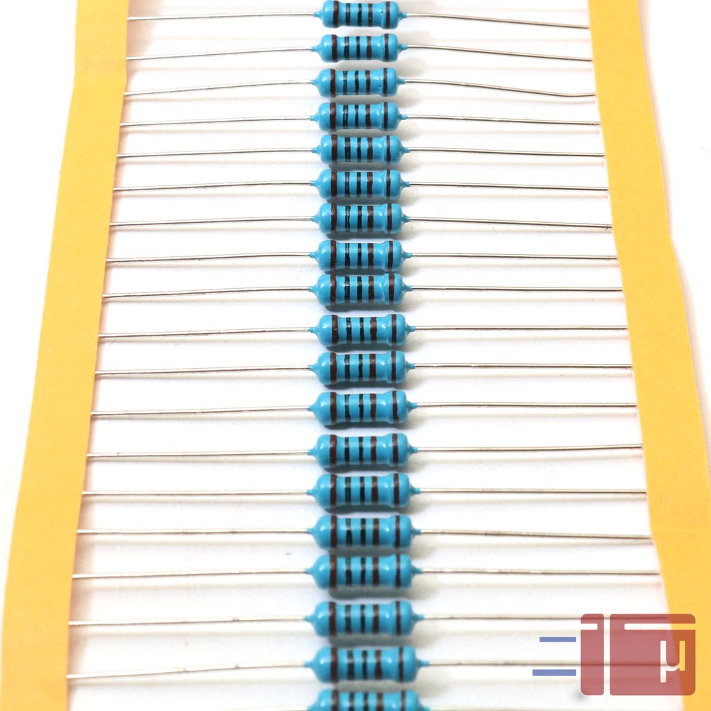 Jual x10 Resistor 1K 1/2W Metal Film 1% Taiwan Kaki Tembaga | Shopee Indonesia