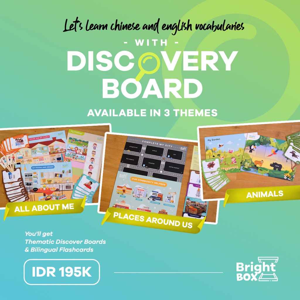 Jual BELAJAR KATA - DISCOVERY BOARD & FLASHCARDS - ENGLISH & MANDARIN ...