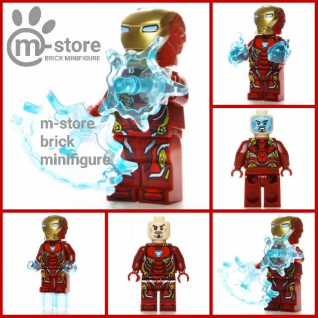Jual brick avengers infinity war iron man ironman building blocks mini ...