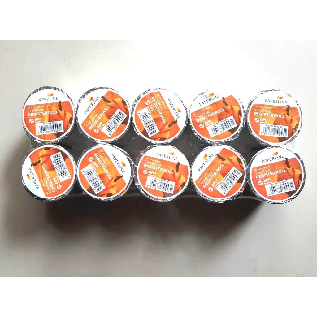 Jual Kertas Thermal Roll Kasir / Struk Kasir / Register Roll 80 x 80 ...