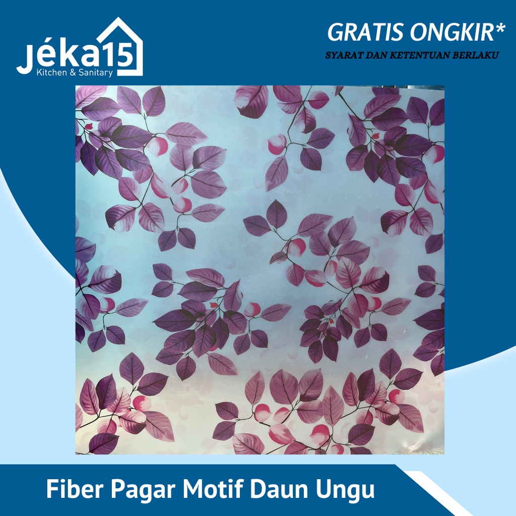 Jual FIBER PAGAR MOTIF PREMIUM | FIBER PENUTUP PAGAR RUMAH | PLASTIK ...