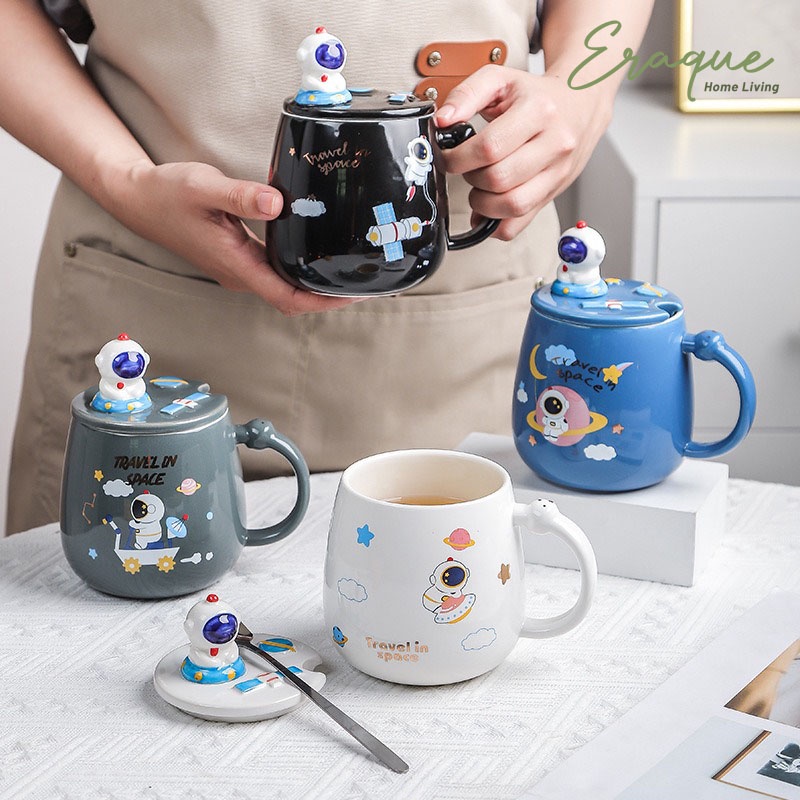 Jual Little Astronaut Mug / Gelas Cangkir Keramik Hadiah Lucu Astronot ...