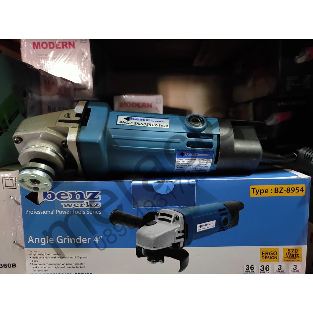 Jual Mesin Gerinda / Gerinda Tangan / Grenda BENZ BZ8954 | Shopee Indonesia