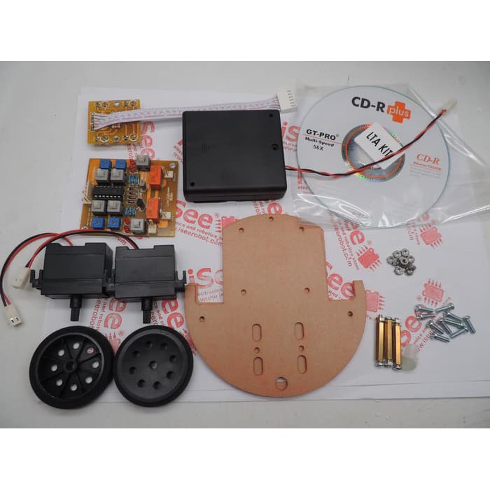 Jual Kit Robot Solderless Line Follower Tracer Analog V2 with 4 VR 4 ...