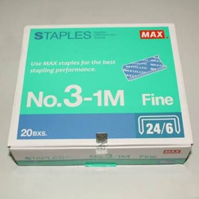 Jual Isi Staples Besar Max NO: 3 atk | Shopee Indonesia