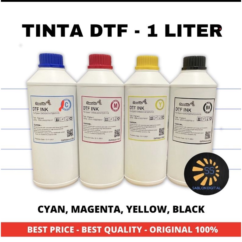 Jual Tinta DTF Innolite ukuran 1 liter | Shopee Indonesia