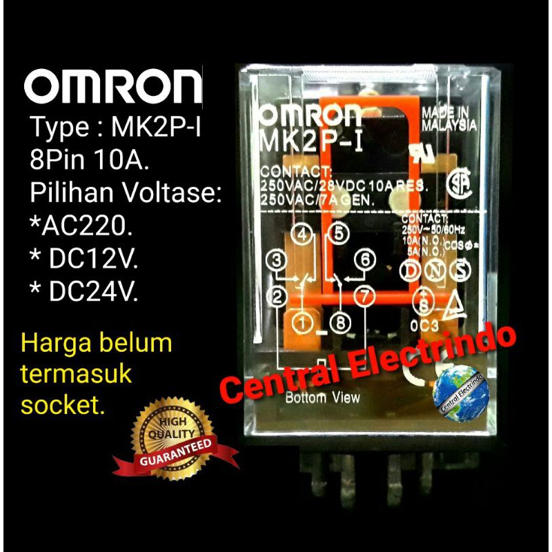 Jual Relay Omron MK2P-I 8Pin 10A | Shopee Indonesia