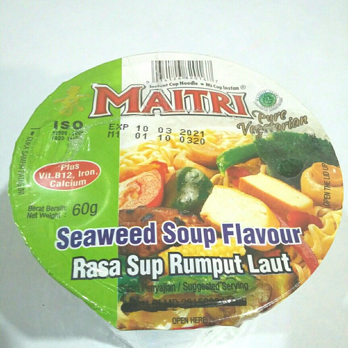 Jual MAITRI MIE CUP RASA SUP RUMPUT LAUT | Shopee Indonesia