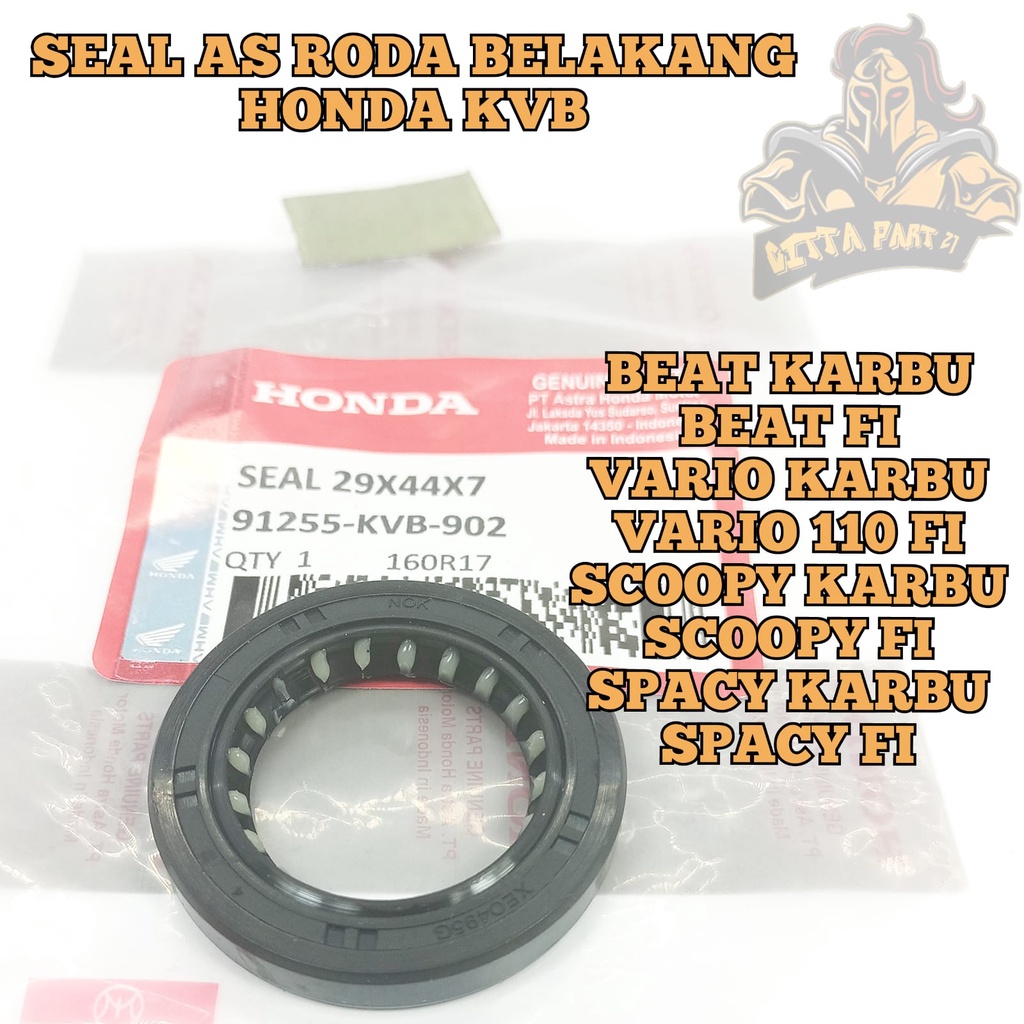 Jual SIL SEAL AS RODA BELAKANG HONDA KVB KUALITAS ASLI ORIGINAL HONDA AHM PRESISI BAHAN ...
